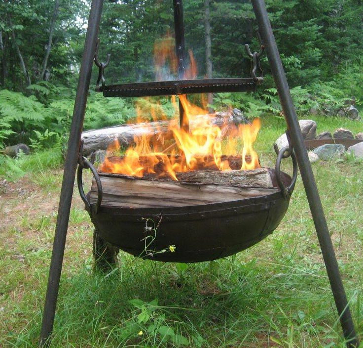 Rugged Steel Tri Pod Grills with Firebowl from Nomadic Grill – Nomadic ...